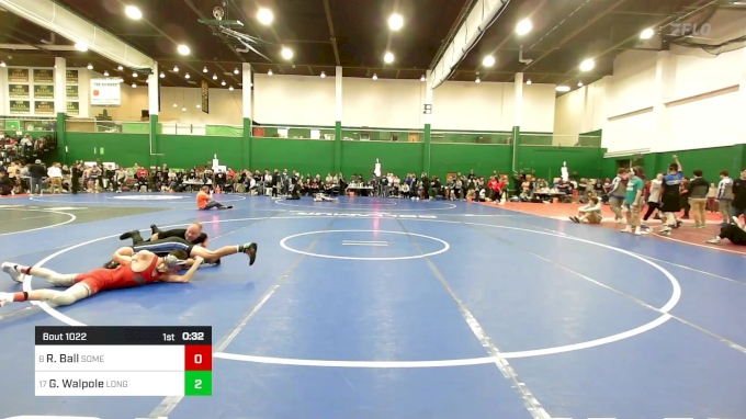116 lbs Consi Of 8 #1 - Ryan Ball, Somers-north Salem vs Gregory ...
