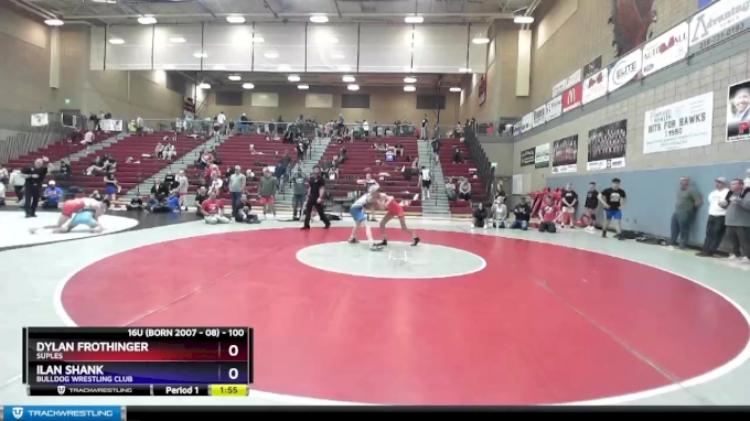100 lbs Round 3 - Dylan Frothinger, Suples vs Ilan Shank, Bulldog ...