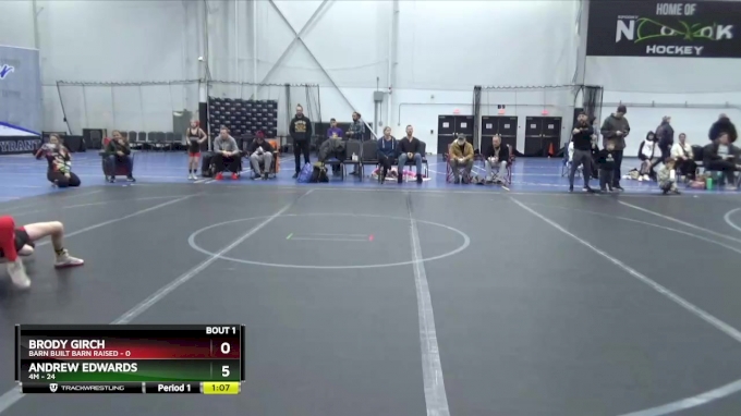 68 lbs Round 1 (4 Team) - Logan Brickley, 4M vs Landon Girch, Barn ...