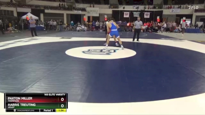 165 Elite Varsity Quarterfinal - Harris Treuting, Jesuit vs Paxton ...