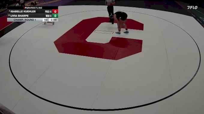 Champ. Round 1 - Livia Sharpe, Wahoo Girls vs Isabelle Kuehler, Pierce ...