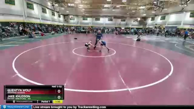 65 lbs Champ. Round 1 - Jake Knudson, MATPAC Wrestling - ND vs Quentyn ...
