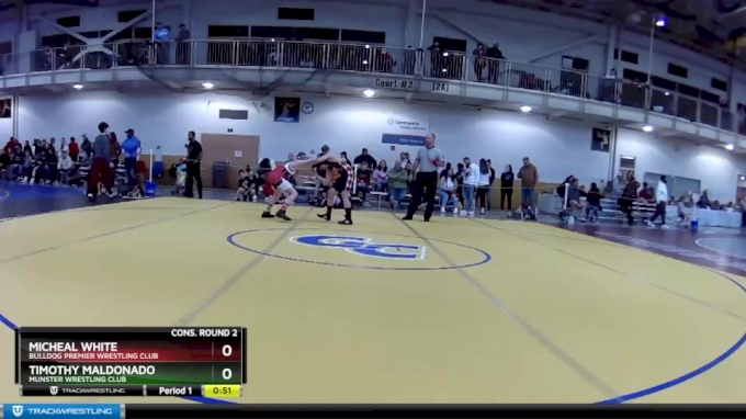 97 lbs Cons. Round 2 - Timothy Maldonado, Munster Wrestling Club vs ...