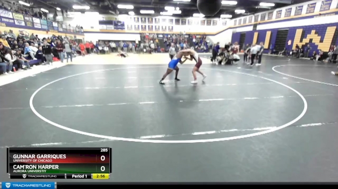 285 lbs Quarterfinal - Gunnar Garriques, University Of Chicago vs Cam ...