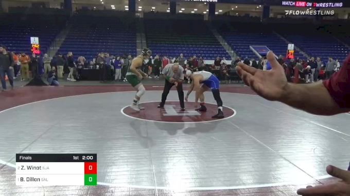 220 lbs Final - Beau Dillon, Salem vs Zeb Winot, St. Johnsbury