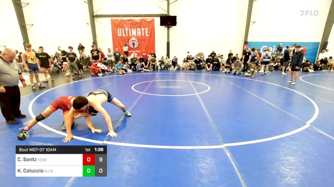 109 lbs Semifinal - Cameron Sontz, Edge Black vs Killian Coluccio, NJ ...