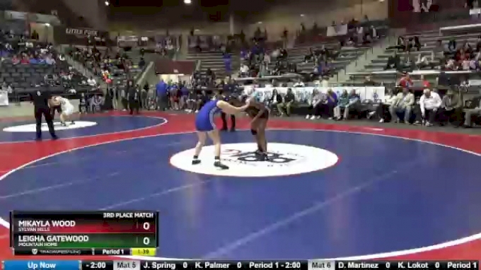 5A 140 lbs 3rd Place Match - Mikayla Wood, Sylvan Hills vs Leigha ...