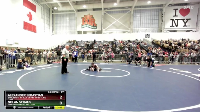67 lbs Cons. Round 2 - Nolan Schaus, Gowanda Wrestling Club vs ...