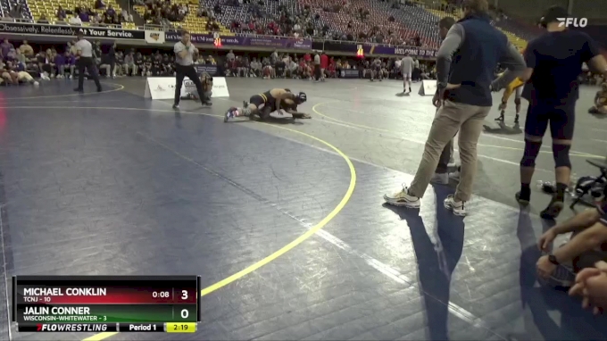 149 lbs Semis (4 Team) - Michael Conklin, TCNJ vs Jalin Conner ...