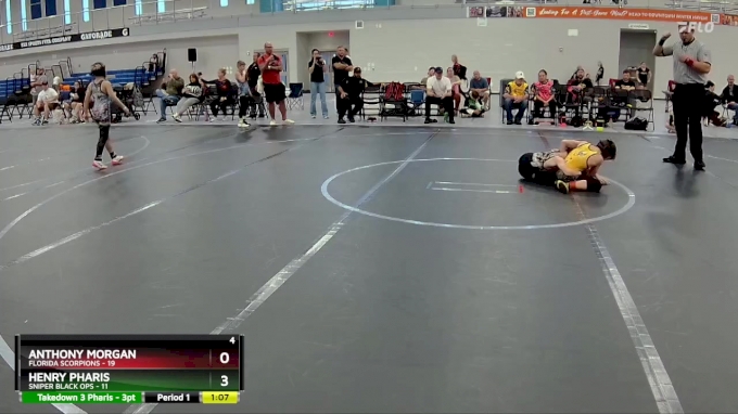 72 lbs Round 2 (6 Team) - Anthony Morgan, Florida Scorpions vs Henry ...