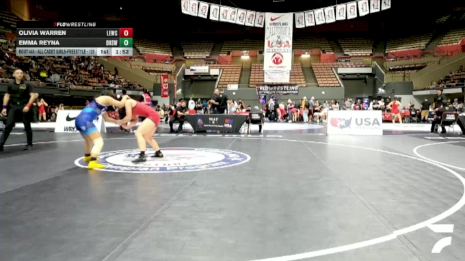 Cons. Round 2 - Olivia Warren, Livermore Elite Wrestling Club vs Emma ...