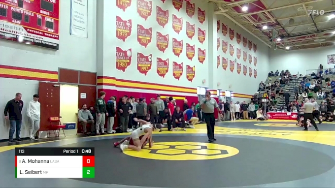 113 lbs Cons. Round 7 - Alijah Mohanna, Cincinnati LaSalle vs Liston ...