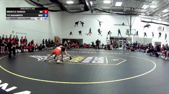 117 lbs Round 1 (16 Team) - Yu Sakamoto, McKendree University vs ...