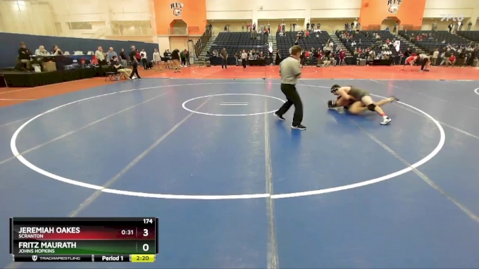174 lbs Cons. Round 4 - Fritz Maurath, Johns Hopkins vs Jeremiah Oakes ...