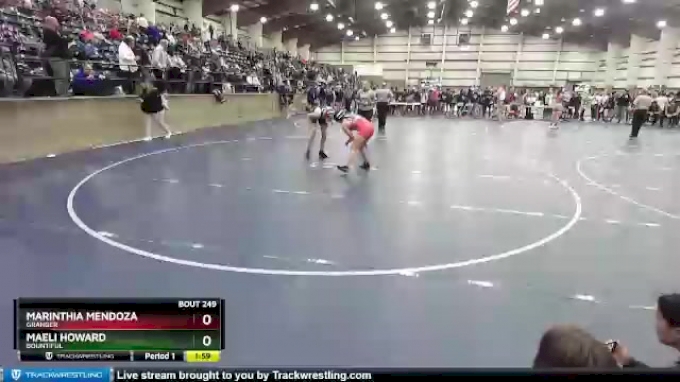 140 lbs Champ. Round 2 - Marinthia Mendoza, Granger vs Maeli Howard ...