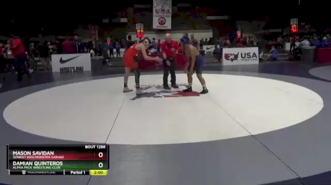 119 lbs Quarterfinal - Mason Savidan, Sunkist Kids/Monster Garage vs ...