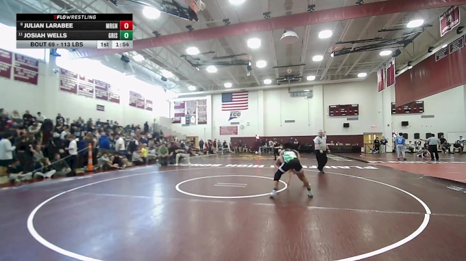 113 lbs Round Of 16 - Julian Larabee, Morgan vs Josiah Wells, Griswold ...