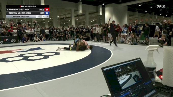 125 lbs Champ. Round 1 - Cameron Geuther, Panther Wrestling Club RTC vs ...