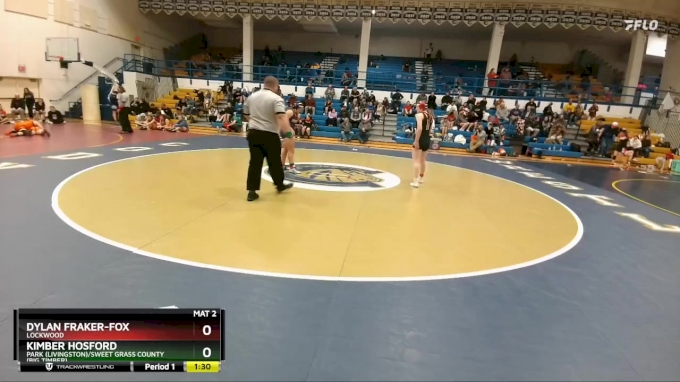 155B Round 2 - Dylan Fraker-Fox, Lockwood vs Kimber Hosford, Park (Livingston)/Sweet Grass ...