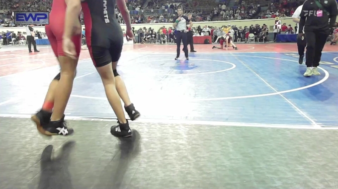 123 lbs Round Of 128 - Gavin Montanyo, Mustang Middle School vs Maddux ...