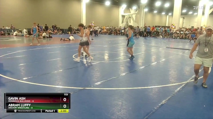 113 lbs Round 6 (10 Team) - Gavin Ash, Monrovia Bulldogs vs Abram Luffy ...