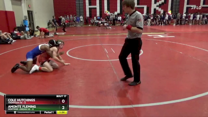 120 lbs Semis & Wb (16 Team) - Cole Hutchings, Thompson HS vs Amonte ...