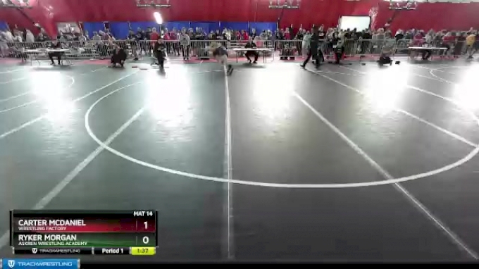 170 lbs Cons. Round 2 - Carter McDaniel, Wrestling Factory vs Ryker ...