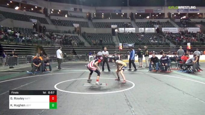 90 lbs Final - Georgia Rowley, Battlegrounds vs Kaylee Hughen ...