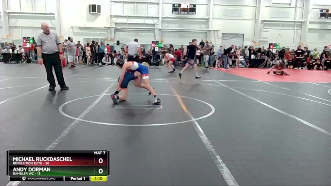 84 lbs Round 5 (6 Team) - Michael Ruckdaschel, Revolution Elite vs Andy ...
