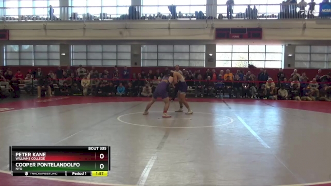 157 lbs 1st Place Match - Cooper Pontelandolfo, NYU vs Peter Kane ...