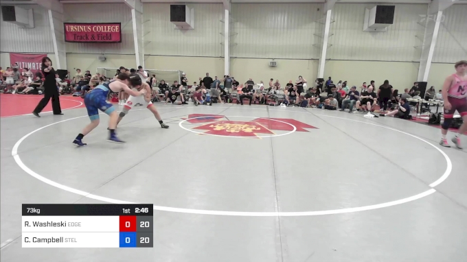 73 kg Final - Rhett Washleski, Edge Black vs Cade Campbell, Steller ...