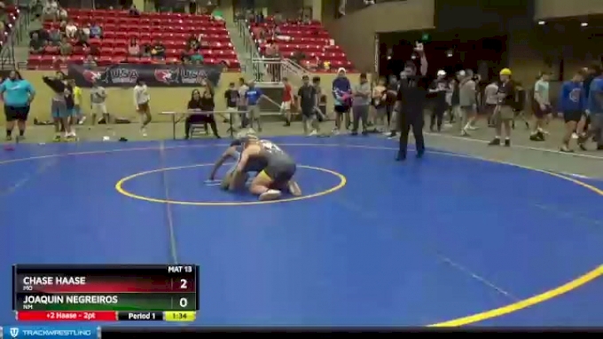 132 lbs Champ. Round 1 - Chase Haase, MO vs Joaquin Negreiros, NM