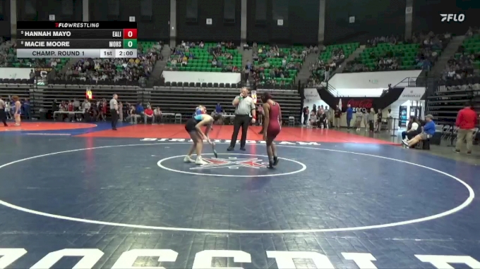 1-5A 126 Champ. Round 1 - Hannah Mayo, East Limestone vs Macie Moore ...