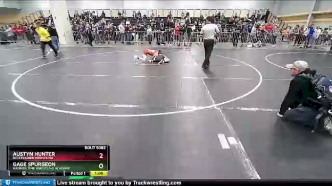 102 lbs Champ. Round 1 - Gage Spurgeon, Hammer Time Wrestling Academy ...