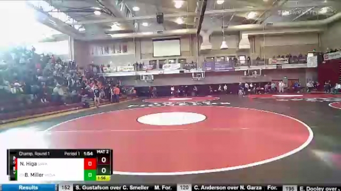 106 lbs Champ. Round 1 - Blane Miller, West Salem vs Nathan Higa ...