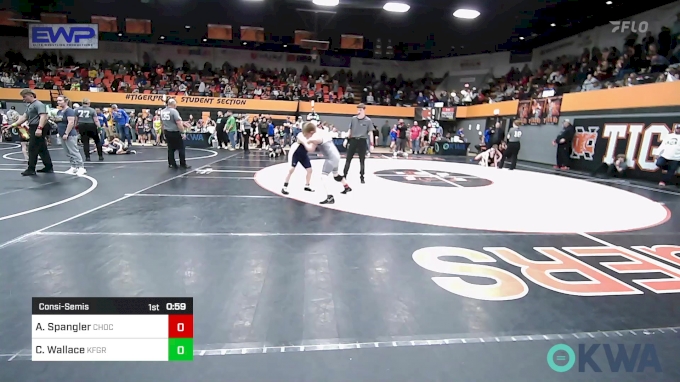 131 lbs Consolation - Alex Spangler, Choctaw Ironman Youth Wrestling vs ...