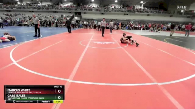 85 lbs Champ. Round 2 - Marcus White, Trenton Kids Wrestling Club-AA vs ...
