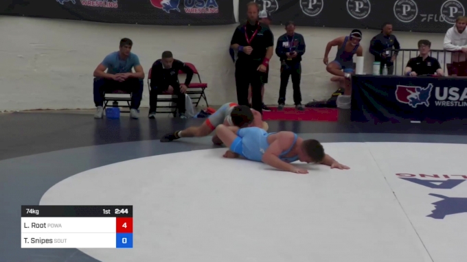 74 kg Rnd Of 16 - Laird Root, Poway High School Wrestling vs Thomas ...