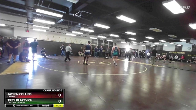 215 lbs Champ. Round 2 - Jaylen Collins, Camarillo vs Trey Blazevich ...