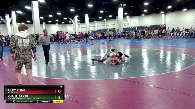 150 lbs Round 6 (16 Team) - Riley Kling, All In vs Khalil Baker, Dog ...
