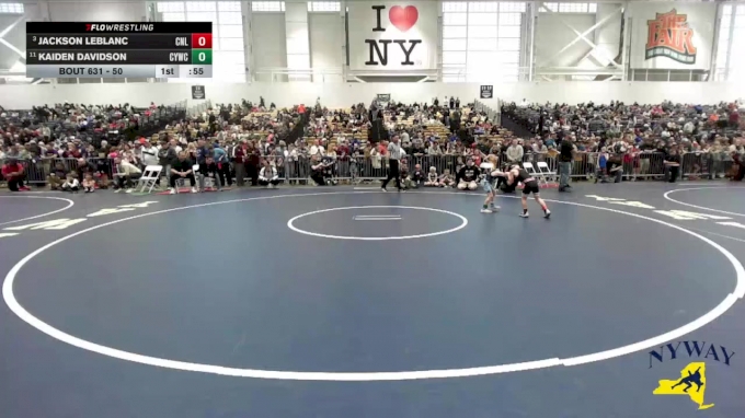 50 lbs Quarterfinal - Jackson LeBlanc, Club Not Listed vs Kaiden ...
