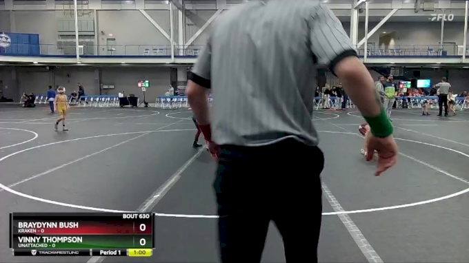 60 lbs Round 3 - Vinny Thompson, Unattached vs Braydynn Bush, Kraken
