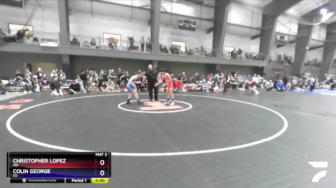 113 lbs Champ. Round 2 - Christopher Lopez, WA vs Colin George, CO
