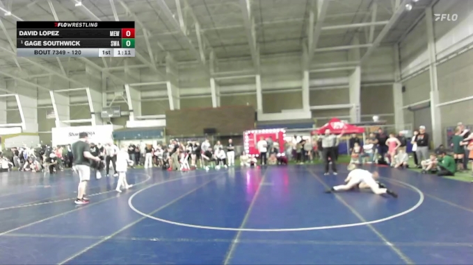 120 lbs Semifinal - Gage Southwick, Sanderson Wrestling Academy vs ...