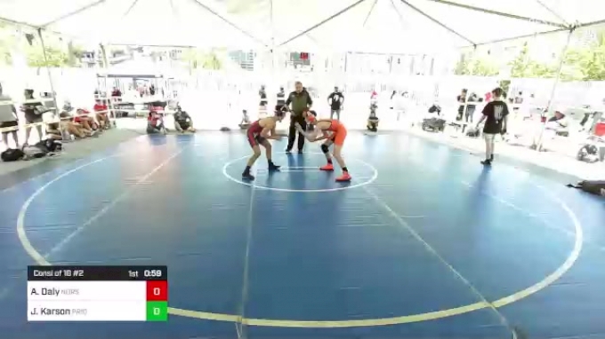 120 lbs Consi Of 16 #2 - Aidan Daly, Norsemen WC vs Jack Karson, Pride Wc