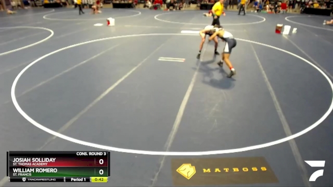 152 Championship Bracket Cons. Round 3 - Josiah Solliday, St. Thomas ...