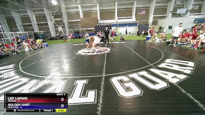 175 lbs Round 1 (6 Team) - Leif Larwin, Oregon vs Holden Hart, Texas Red