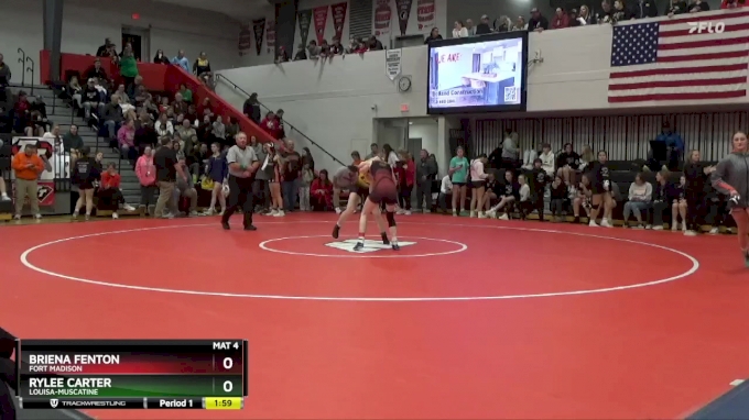 125 lbs Cons. Round 4 - Briena Fenton, Fort Madison vs Rylee Carter ...