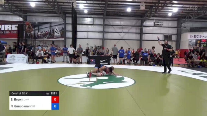 61 kg Consi Of 32 #1 - Braxton Brown, Dmv Rtc vs Nathaniel Genobana ...