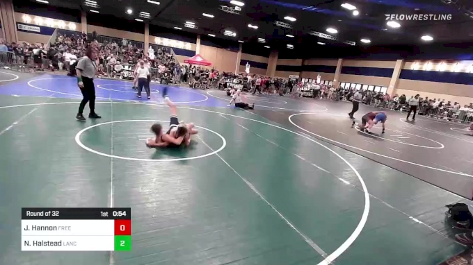 120 lbs Round Of 32 - Joseph Hannon, Freedom HS vs Noah Halstead ...